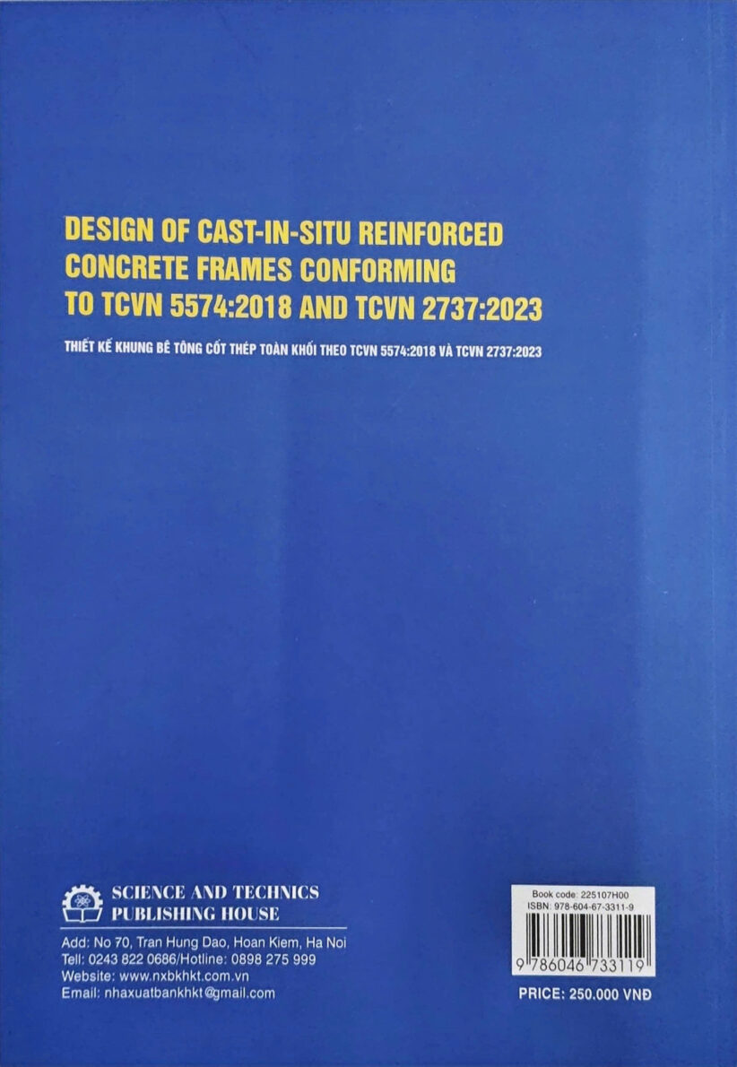 Design of cast-in-situ reinforced concrete frames conforming to TCVN ...